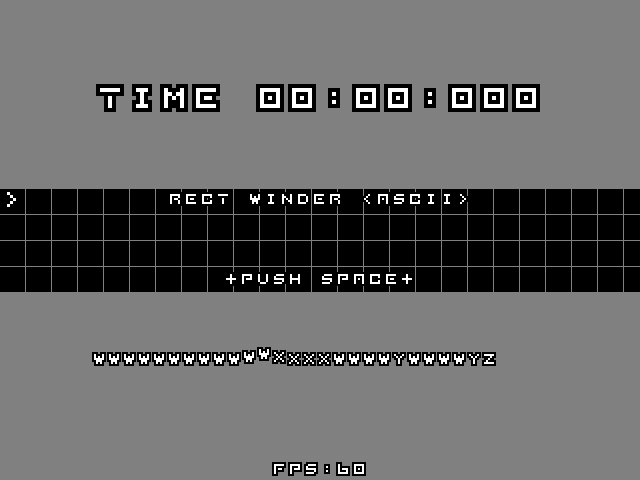 RECT WINDER (ASCII) (2007) - MobyGames