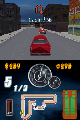 Screenshot of Chrysler: Classic Racing (Nintendo DS, 2008) - MobyGames
