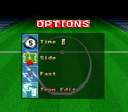 Screenshot of Virtual Soccer (SNES, 1994) - MobyGames