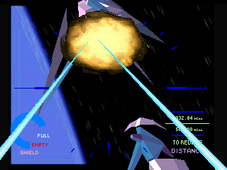 Screenshot of Starblade (PlayStation, 1991) - MobyGames