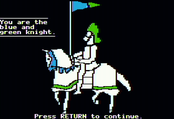 Screenshot of Memory Castle (Apple II, 1983) - MobyGames