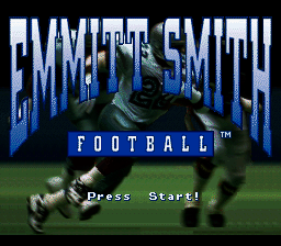 Screenshot of Emmitt Smith Football (SNES, 1995) - MobyGames