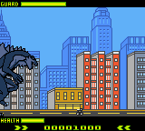 Screenshot of Godzilla: The Series (Game Boy Color, 1999) - MobyGames