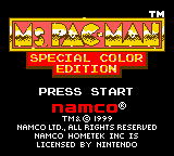 Ms. Pac-Man: Special Color Edition screenshots - MobyGames