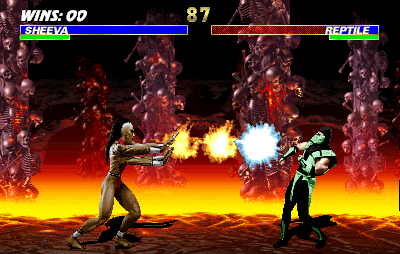 Screenshot of Ultimate Mortal Kombat 3 (Arcade, 1995) - MobyGames
