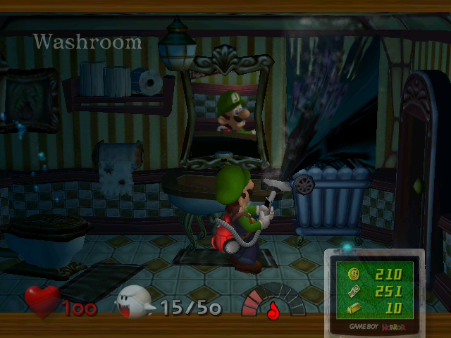 Screenshot of Luigi's Mansion (GameCube, 2001) - MobyGames