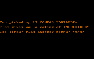 Screenshot of Compaq-DOS (included games) (DOS, 1983) - MobyGames