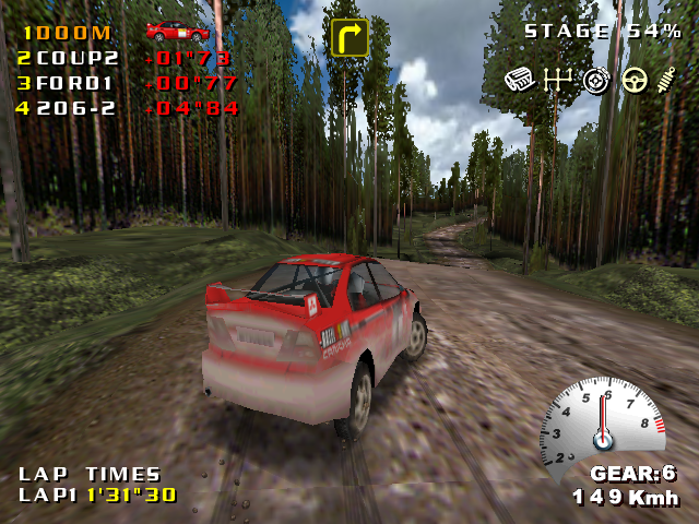 Screenshot of Need for Speed: V-Rally 2 (Windows, 1999) - MobyGames