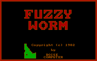 Fuzzy Worm (1982) - MobyGames