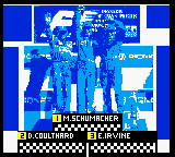 Screenshot of F1 Racing Championship (Game Boy Color, 2000) - MobyGames