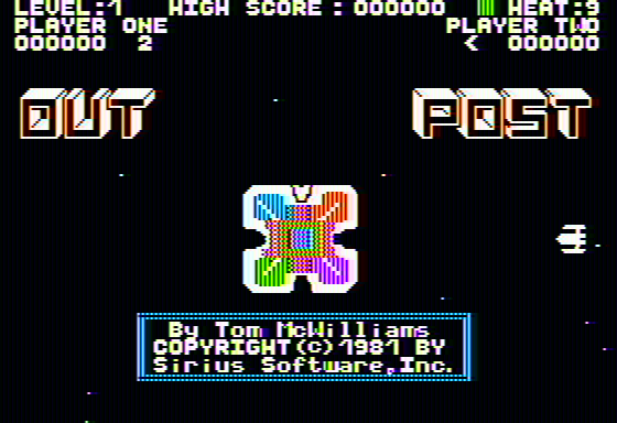 Outpost screenshots - MobyGames