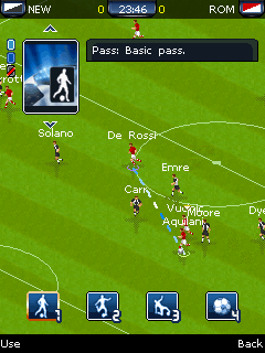 Screenshot of UEFA Champions League (J2ME, 2007) - MobyGames