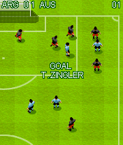 Screenshot of FIFA Football 2004: Mobile International Edition (J2ME ...