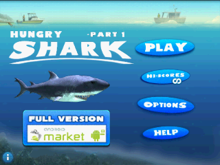Screenshot of Hungry Shark: Part 1 (Android, 2010) - MobyGames