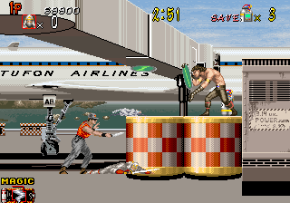 Screenshot of Shadow Dancer (Arcade, 1989) - MobyGames