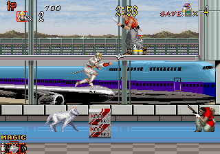 Screenshot of Shadow Dancer (Arcade, 1989) - MobyGames