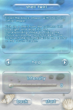 Screenshot of Zenses: Ocean (Nintendo DS, 2008) - MobyGames