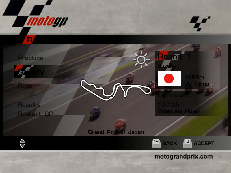 Screenshot of MotoGP: Ultimate Racing Technology (Windows, 2002 ...