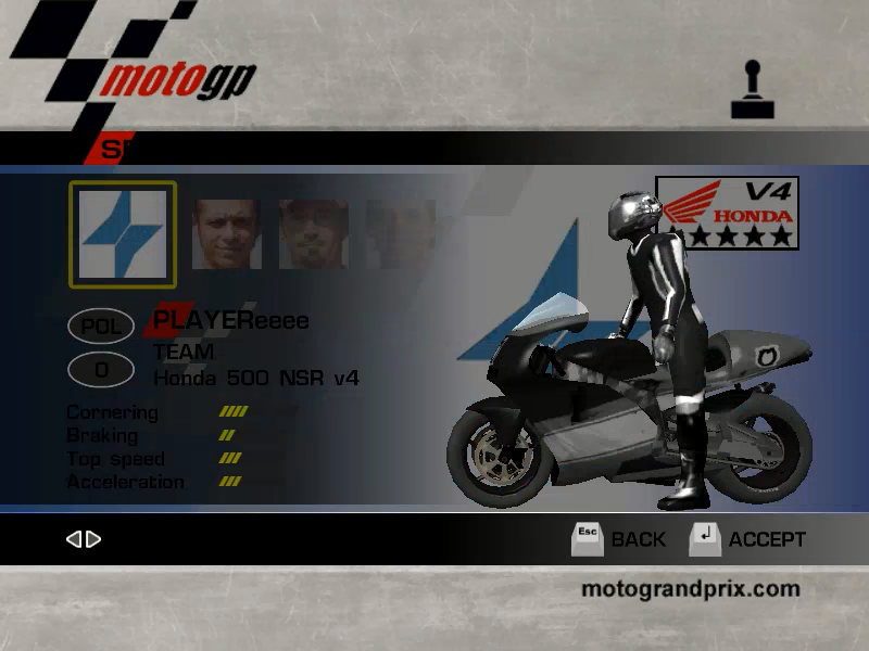 Screenshot of MotoGP: Ultimate Racing Technology (Windows, 2002) - MobyGames