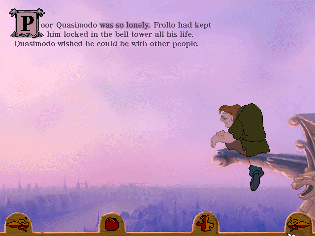 Screenshot of Disney's Animated Storybook: The Hunchback of Notre Dame ...