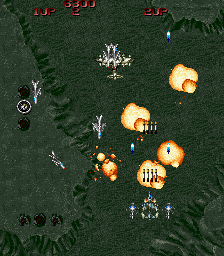 Screenshot of Task Force Harrier (Arcade, 1989) - MobyGames