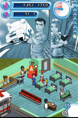 Screenshot of Hysteria Hospital: Emergency Ward (Nintendo DS, 2009 ...