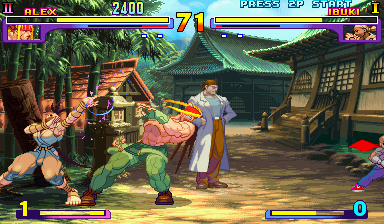 Screenshot of Street Fighter III: New Generation (Arcade, 1997) - MobyGames