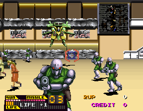 Screenshot of Steel Gunner (Arcade, 1990) - MobyGames