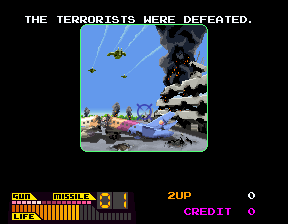 Screenshot of Steel Gunner (Arcade, 1990) - MobyGames