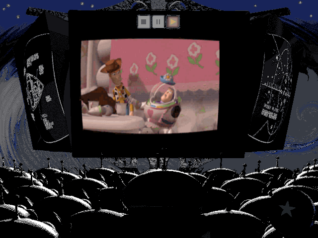 Screenshot of Disney's Toy Story Activity Center (Windows 3.x, 1996 ...