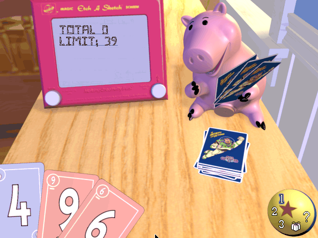 Screenshot of Disney's Toy Story Activity Center (Windows 3.x, 1996 ...