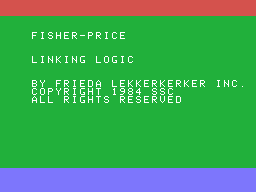 Screenshot of Linking Logic (ColecoVision, 1984) - MobyGames
