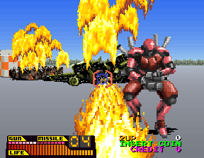 Screenshot of Steel Gunner (Arcade, 1990) - MobyGames