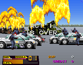 Screenshot of Steel Gunner (Arcade, 1990) - MobyGames