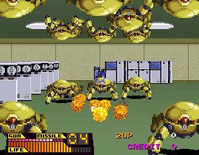Screenshot of Steel Gunner (Arcade, 1990) - MobyGames