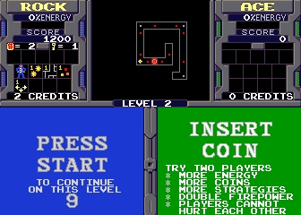 Screenshot of Xybots (Arcade, 1987) - MobyGames