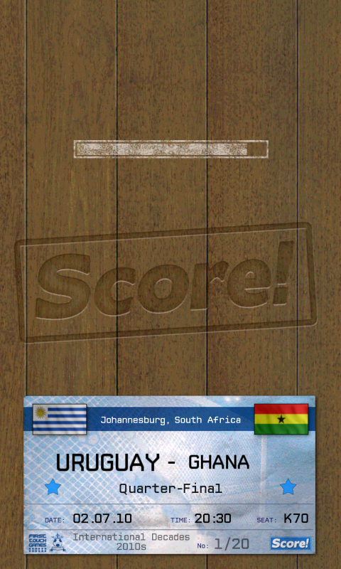 Screenshot Of Score Android 2012 Mobygames