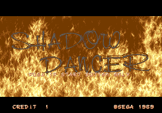 Screenshot of Shadow Dancer (Arcade, 1989) - MobyGames