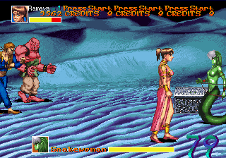 Screenshot of Arabian Fight (Arcade, 1992) - MobyGames