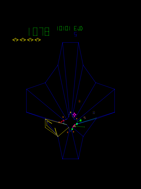 Screenshot of Tempest (Arcade, 1981) - MobyGames