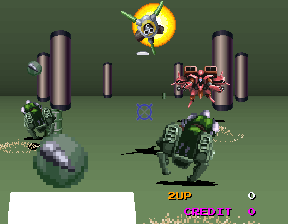 Screenshot of Steel Gunner (Arcade, 1990) - MobyGames