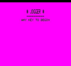 Jogger (1983) - MobyGames