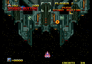 Screenshot of Alpha Mission II (Arcade, 1991) - MobyGames