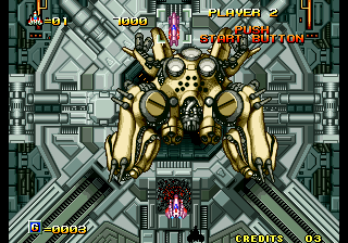 Screenshot of Alpha Mission II (Arcade, 1991) - MobyGames