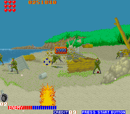 Screenshot of Cabal (Arcade, 1988) - MobyGames