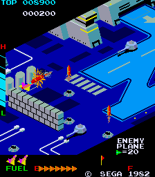 Screenshot of Zaxxon (Arcade, 1982) - MobyGames