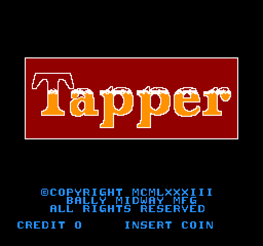 Screenshot of Tapper (Arcade, 1983) - MobyGames