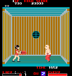 Screenshot of Lady Master of Kung Fu (Arcade, 1985) - MobyGames