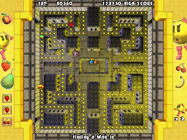 Screenshot of Ms. Pac-Man: Quest for the Golden Maze (Windows, 2001 ...