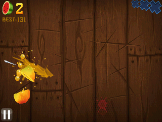 Screenshot of Fruit Ninja (Android, 2010) - MobyGames